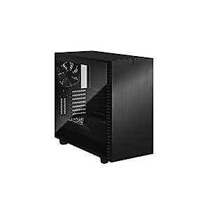Fractal Design Define 7 Black Brushed Aluminum/Steel E-ATX Silent Modular Dark Tempered Glass Window Mid Tower Computer Case