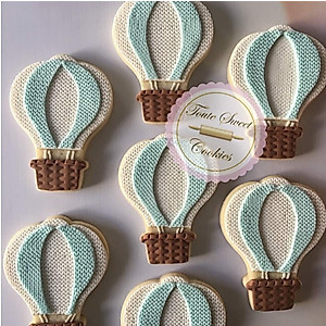 Hot Air Balloon Cookie Cutter, 4.25" Made in USA by Ann Clark