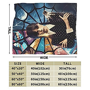 Super Soft Flannel Blankets Comfortable Throw Blanket for Sofa Bedroom Office Travel,Suitable for Teenagers, Adults (50"x40")