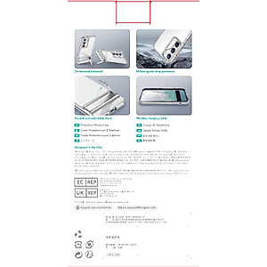 ESR for Samsung Galaxy S23 Case, Boost Kickstand S23 Case with 3 Stand Modes, Military-Grade Drop Protection, Supports Wireless Charging, Shockproof Slim Phone Cover with Patented Kickstand, Clear