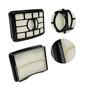 ConPus 2 Pack Vacuum Filters Replacement Compatible for Shark Rotator Pro Lift-Away NV500, NV501, NV502, NV503, NV505, NV510, NV520, NV552, UV560, NV642, ZU780, ZU782, ZU785, Part Xff500 Xhf500