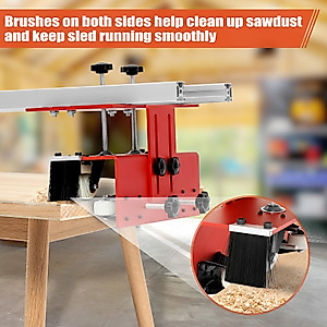 Howaoo Router Sled, Portable and Easy to Adjust Slab Flattening Jig, 60 inches Router Sled for Flattening Slabs, Trimming Planing Machine for Wood Flattening, Home DIY