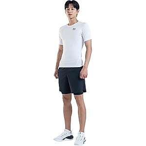 Under Armour Men's Launch Run 7-Inch 2-in-1 Shorts , Black (001)/Reflective , X-Large