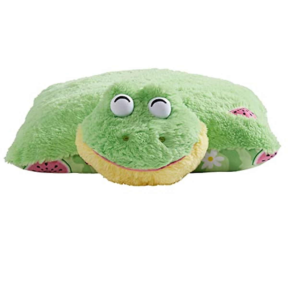 Pillow Pets Sweet Scented Watermelon Frog Stuffed Animal Plush Toy Pillow, 1 Count (Pack of 1), Green