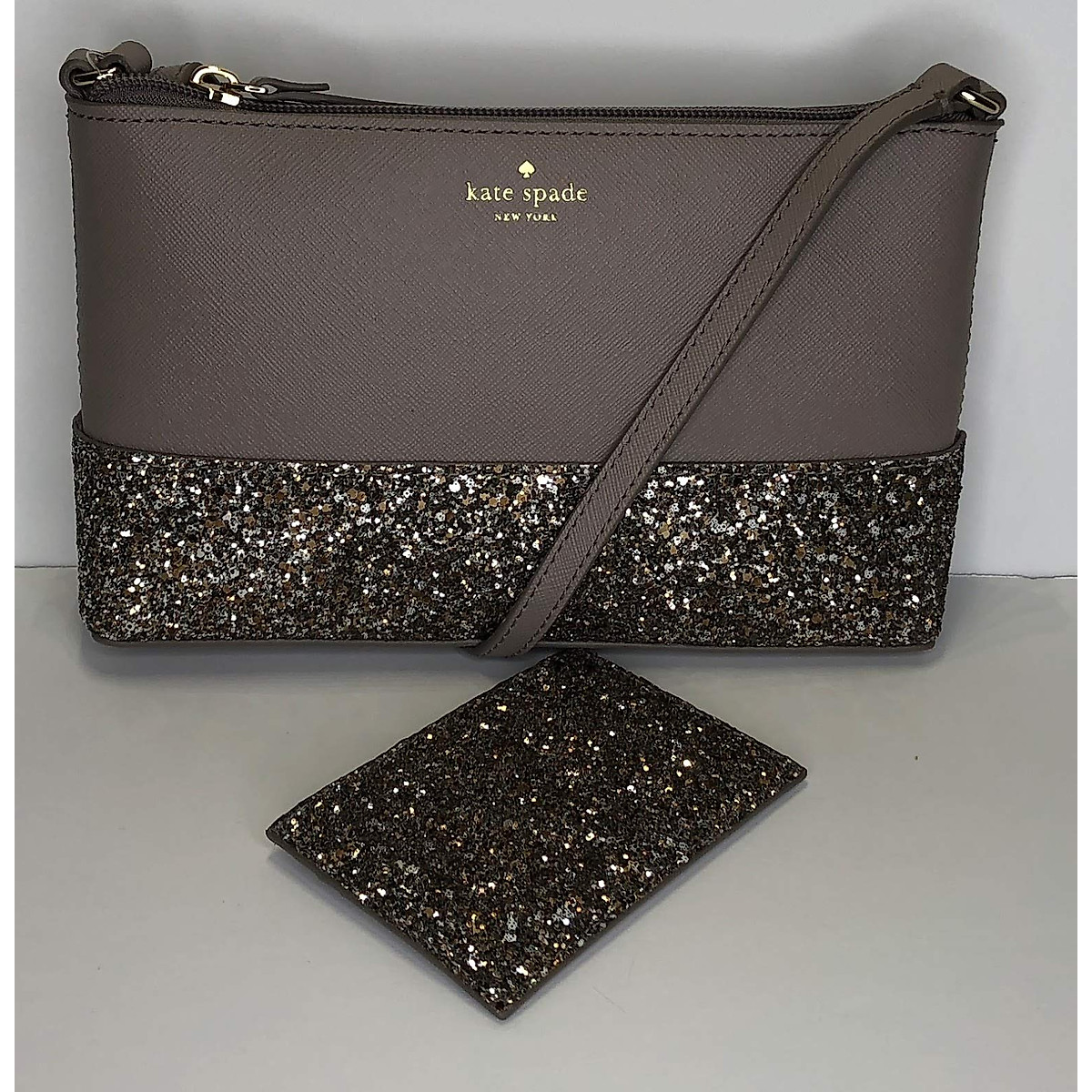 Kate Spade New York Greta Court Ramey WKRU5693 bundled with matching Graham Card Case Wallet WLRU5200 (City Scape)