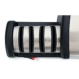 Chef’sChoice 290 Knife Sharpeners AngleSelect Hybrid 15 and 20-Degree Diamond Hone, 3-Stage, Black