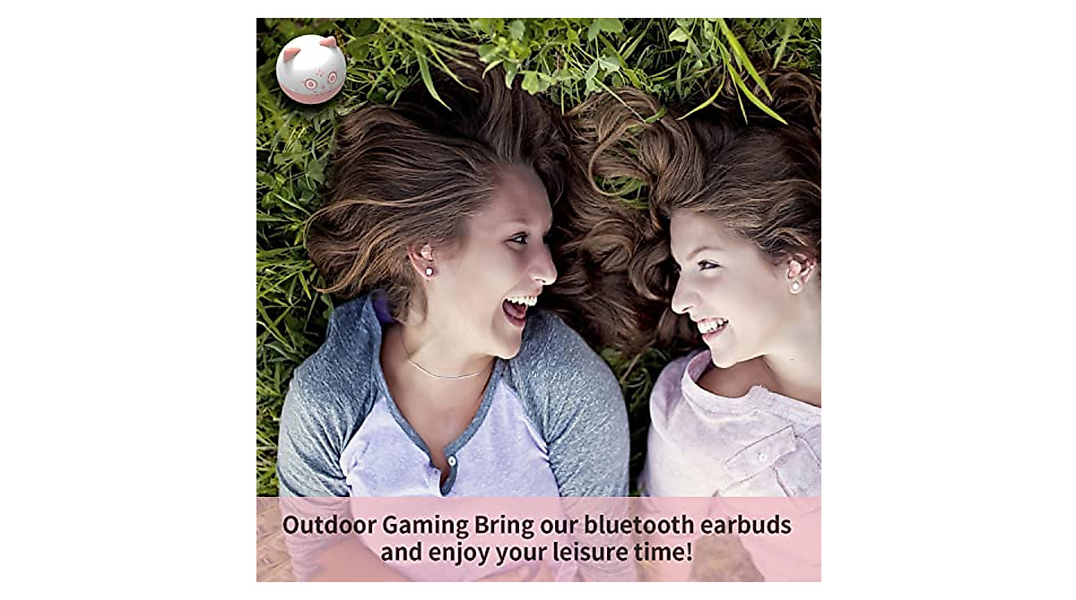 Togetface Pink Wireless Kids Earbuds – Comfortable, Secure & Fun Audio