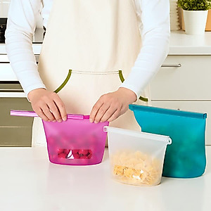 FILFISK 3-piece resealable bag set, multicolor, 3.0 Count