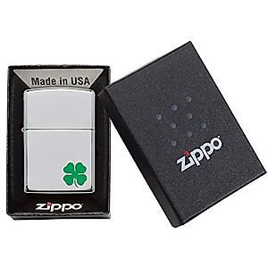 Zippo Bit O' Luck Pocket Lighter, High Polish Chrome, One Size (24007)