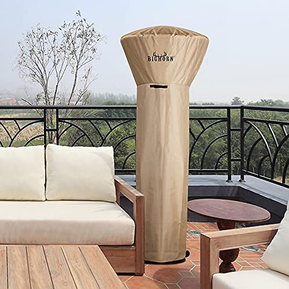 Patio Heater Waterproof Cover with Zipper BIG HORN OUTDOORS Standup Patio Heater Cover 36 Inches Heavy Duty Waterproof Heater Cover Storage Bag For Outdoor Heater Black Friday deals Cyber Monday deals
