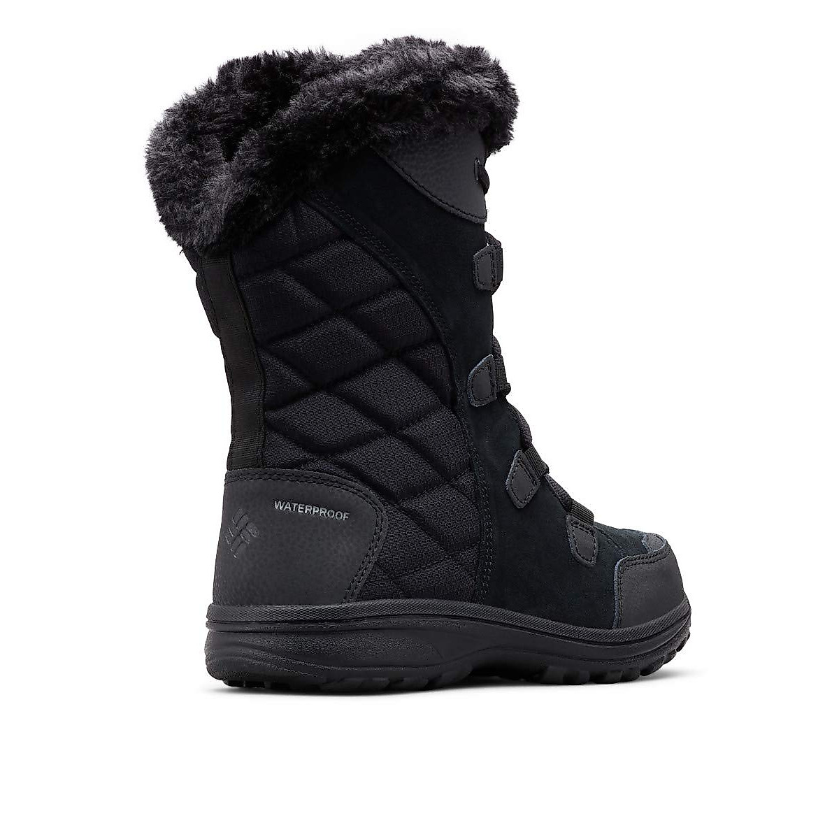 Columbia Women's Ice Maiden II Snow Boot, Black/Columbia Grey, 10 M US