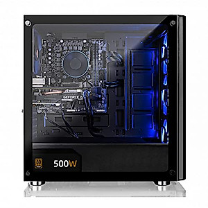 TJJ Neptune Gaming PC Desktop Computer - Intel Core i3-12100F (Beat i7-8700), NVIDIA GTX 1660 Super 6GB, 16GB DDR4 3200, 1TB SSD, VR Ready, WiFi 6E, RGB Keyboard & Mouse & Speakers, Win 11 Pro