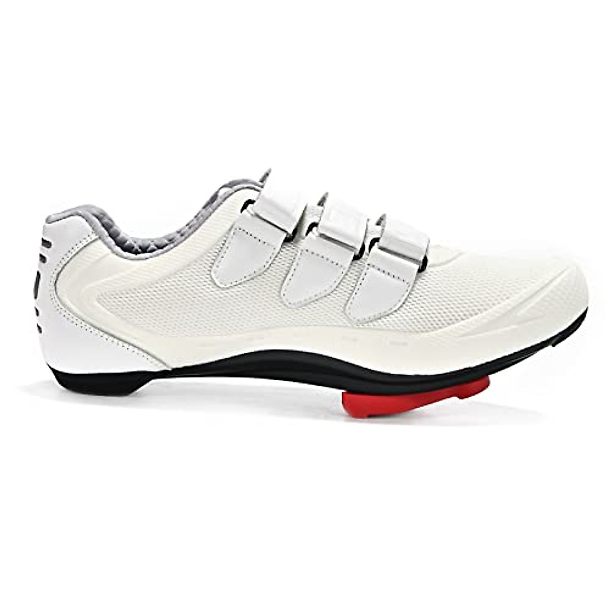 Mens Womens Indoor Cycling Shoes Compatible with Peloton Bike Shoes Cycling Shoes with Delta Cleats Clip Outdoor Pedal SPD Road Bike Shoes,White