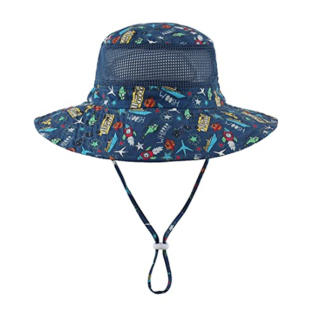 Home Prefer Kids Safari Hat Wide Brim Boys Sun Protection Hat UPF50+ Fishing Hat Toddler Bucket Hat Bus 4-8 Years