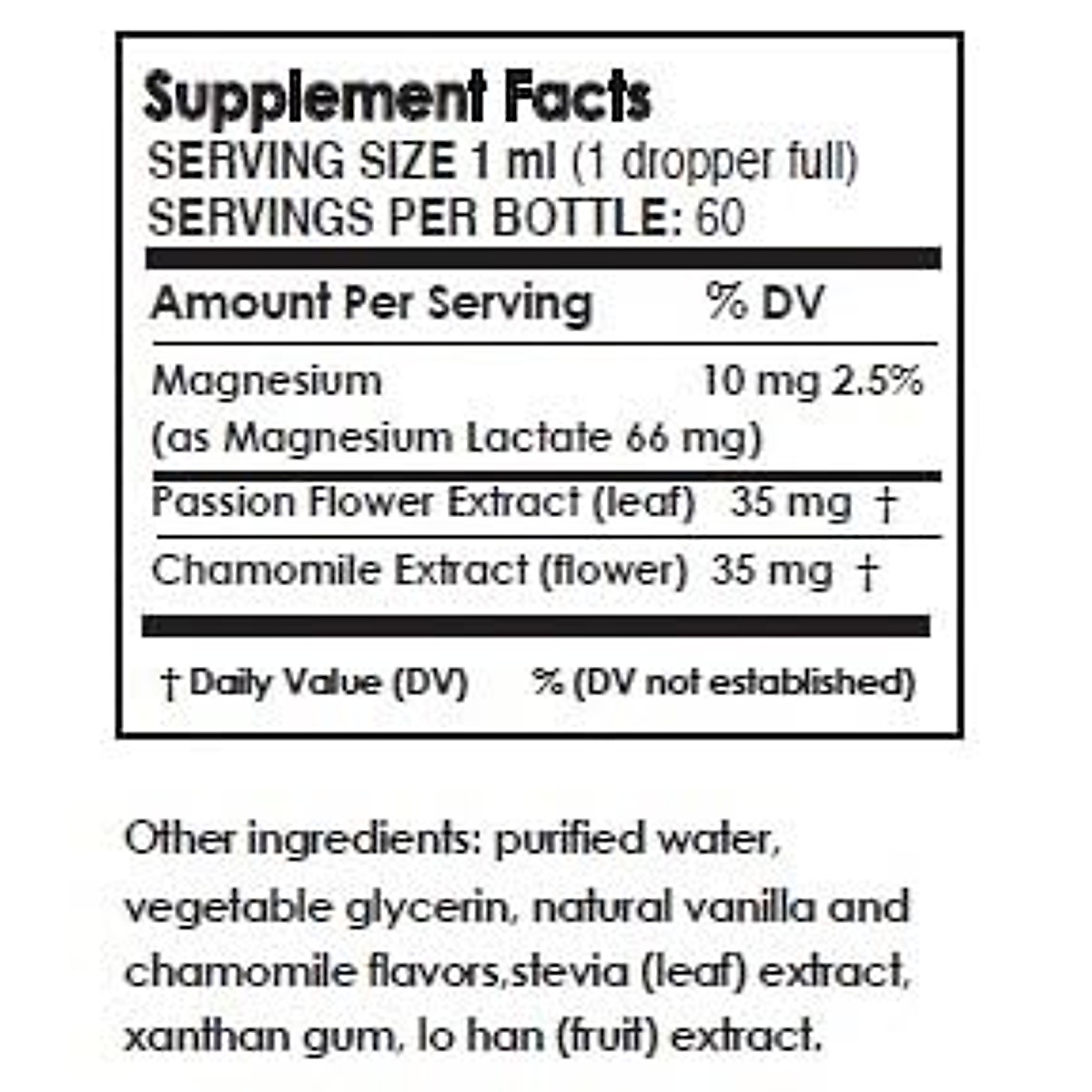 Pure Inventions Tranquility - Supports Relaxation - Vanilla and Chamomile - Water Infusion Drops - No Sugar, Calories, or Artificial Sweeteners - 60 Servings - 2oz