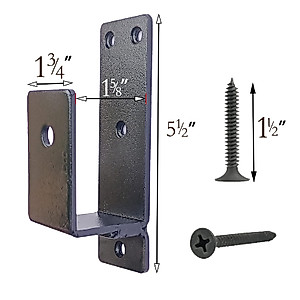 2x4 Door Barricade Brackets. Upgrade Door Barricade Security Bar Provide Our Home Under The Safety Environment. Door Metal Bar Bracket for Your Home, Garages, Basements, Sheds, Warehouses, Backyards.