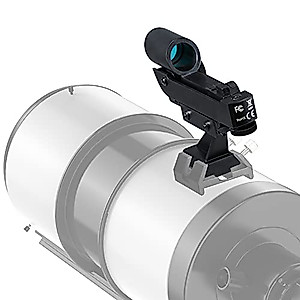 Talcope Brightness Red Dot Finderscope, Star Pointer Viewfinder Astronomical Telescope Accessories with Slide-in Bracket