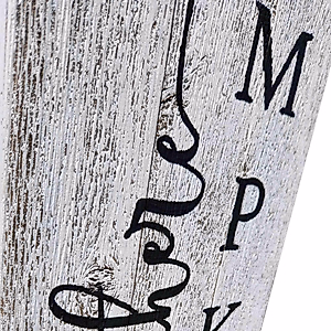 Rockin' Wood Hey There Pumpkin Sign for front porch or hanging decor, autumn Thanksgiving sign fall decor, made in the USA with real reclaimed wood, fall harvest decorations