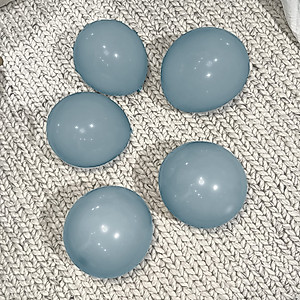 40pcs DIY Balloons Garland Kit Double Stuffed Balloon 5in 10in Dusty Blue Balloons Arch Kit Bridal Shower Wedding Birthday Decoration Boy Baby Shower Balloons Decorations (dusty blue)