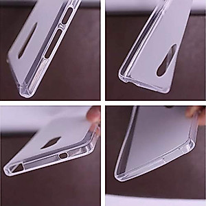 AQGG for Ulefone Note 6 [6.10 In ] Case, Soft Silicone Bumper Shell Transparent Flexible Rubber Phone Protective Cases TPU Cover for Ulefone Note 6 -Fresh Flowers, (6.10 inches)