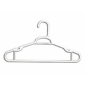 50 Recycled Plastic Hangers
