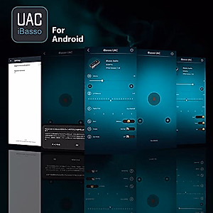 iBasso DC04Pro Portable USB Headphone Amp and DAC Dongle, 3.5mm Single-Ended and 4.4mm Balanced Headphone Output, High-Resolution Audio Player, Blue