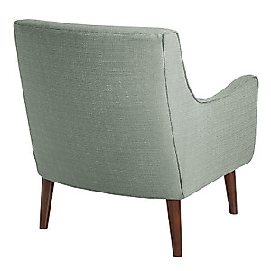 Wycian Kitchen Chair High Chair Seat, Sofa Chair Solid Wood Seaweed Green for Living Room Bedroom Dining Rooms Garden 1PC