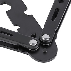 OULII Butterfly Knife Style Bottle Opener Tool Metal Beer Opener Bar Supplies (Black)