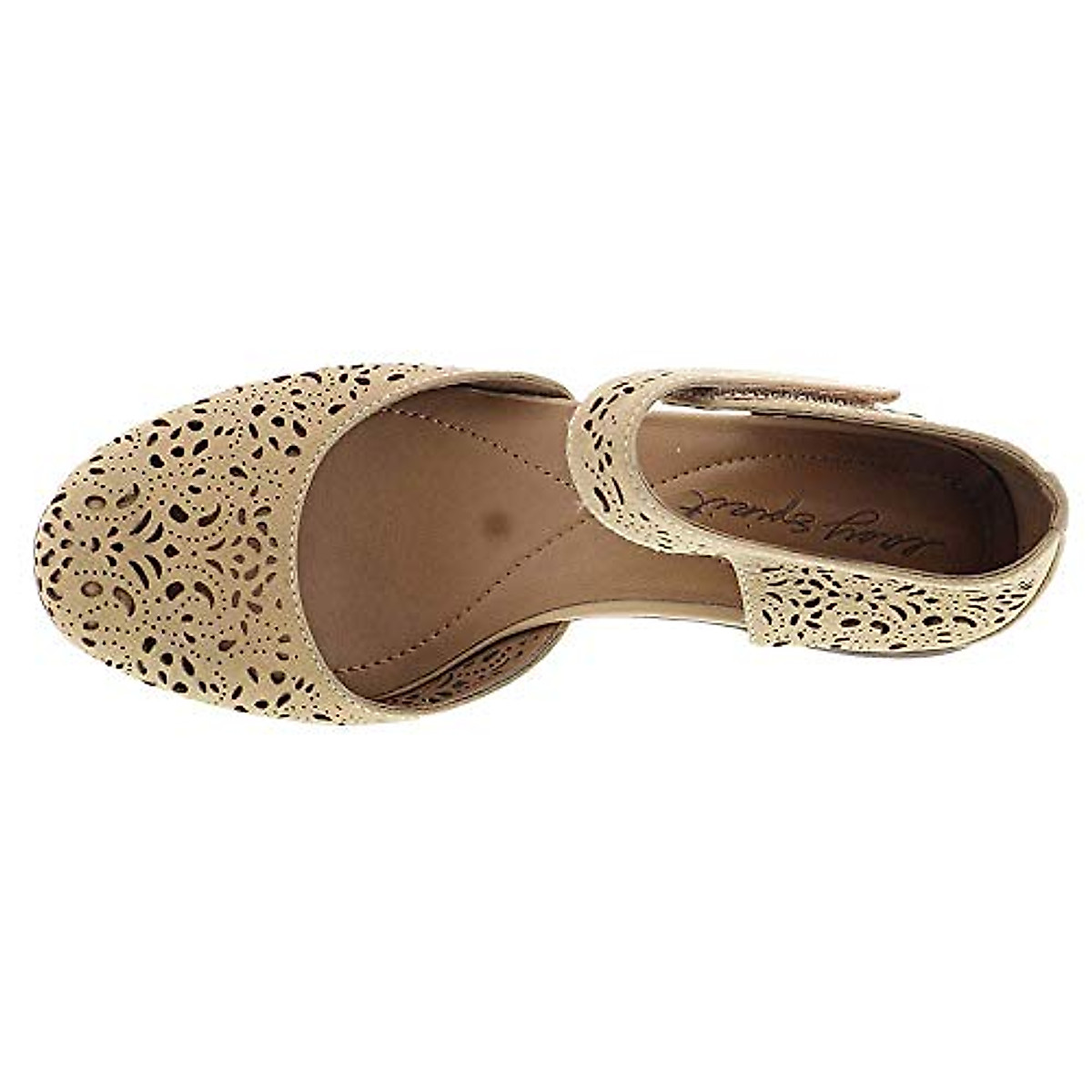 Easy Spirit Women's Cindie Dress Pump, Natural Nubuck, 9 M US