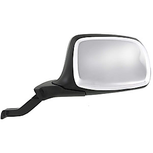 Kool Vue Left & Right Manual Door Mirrors Compatible With Ford F-150 1992-1996 Chrome Pair Standard Cab