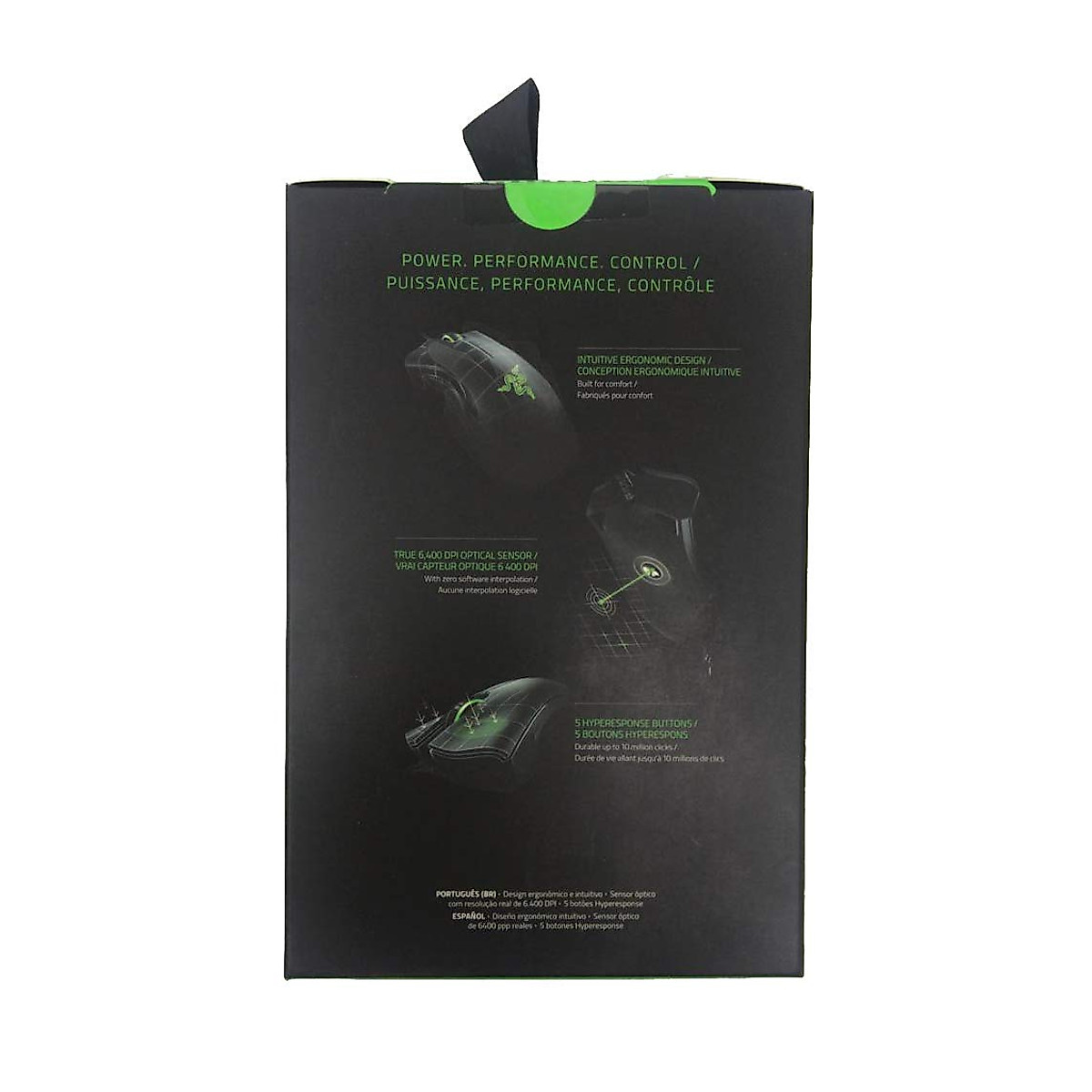 Razer DeathAdder Expert - Optical Esports Ergonomic Professional-Grade Gaming Mouse - 6,400 Adjustible DPI