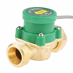 Hilitand Water Flow Sensor Switch HT-120 AC 220V G3/4"-3/4" Thread Water Pump Flow Sensor Switch for Shower Flow Water Heater