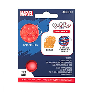 Pop It! Buffalo Games - Marvel Mini Spider Man