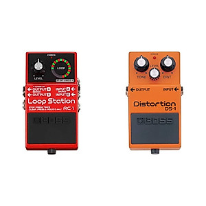 Boss RC-1 Loop Station and DS-1 Distortion Pedal Bundle