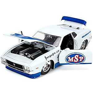 Jada Toys Big Time Muscle 1:24 1973 Ford Mustang Mach 1 Die-cast Car, Toys for Kids and Adults