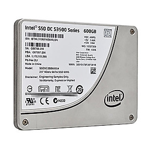 Intel S3500 Series Solid State Drive SSDSC2BB600G4 (2.5", SATA 3.0 Gb/s 600GB Storage Capacity)