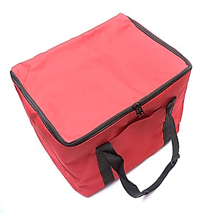 CALIDAKA Insulated Food Delivery Bag, Food Storage Waterproof Oxford Cloth Zipper Ergonomic Pizza Bag Picnic, Reusable Food Warmer Grocery Bag for for Hot/Cold Food, Pizza, Drinks (size:XL)