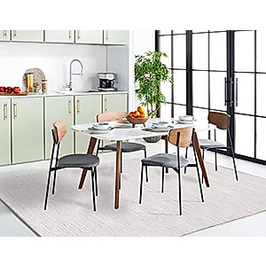 SAFAVIEH Montauk Collection 4' x 6' Silver MTK250G Handmade Flatweave Cotton Area Rug