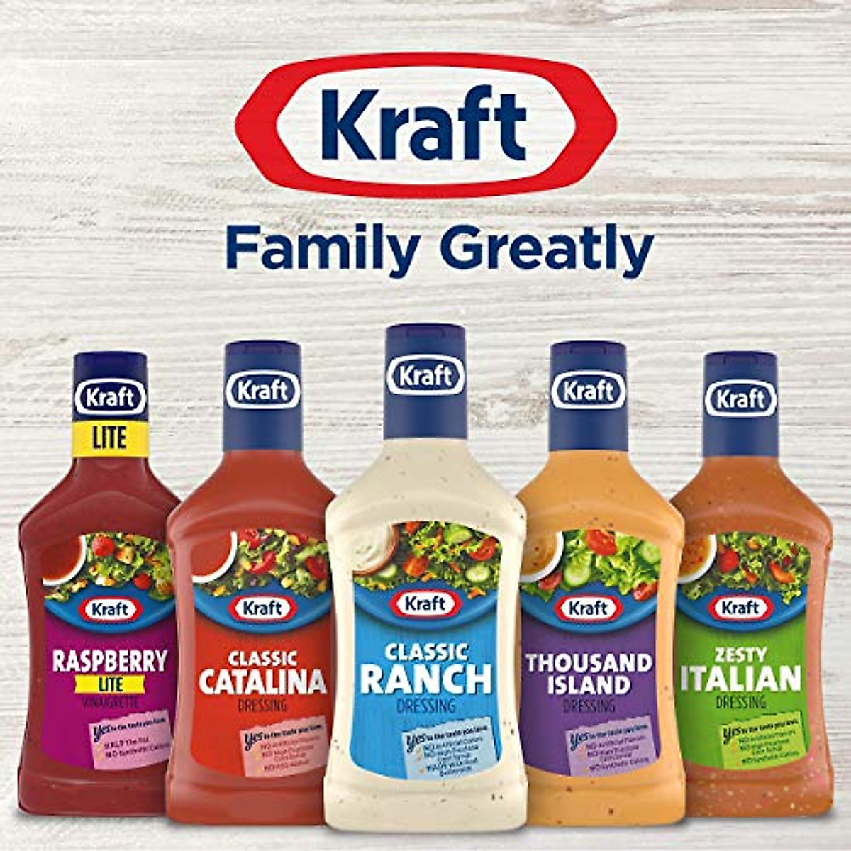 Kraft Ranch Dip & Dressing (16oz Bottles, Pack of 6)