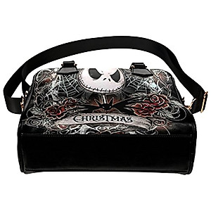 Women Shoulder Handbag Crossbody Bags with The Nigntmare Before Christamas Jack Pattern