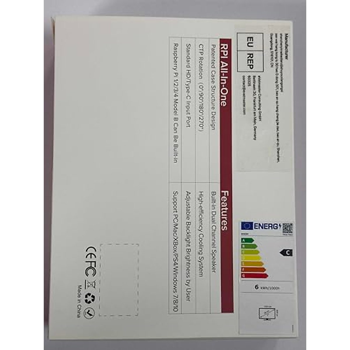 EVICIV Raspb Pi Touchscreen Monitor 5 Inch Screen Display 800×480 Mini LCD Screen Small HDMI Portable Monitor Compatible with Raspb Pi Model B-4 3B Raspbain,Ubuntu,Windows LoT,Windows 10 8 7