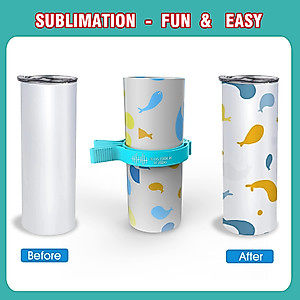 Sublimation Tumbler Clamp for 12 Oz 20 Oz 30 Oz Skinny Straight Tumblers, Sublimation Clamp Tool for Sublimation Blanks Tumblers, Sublimation Supplies