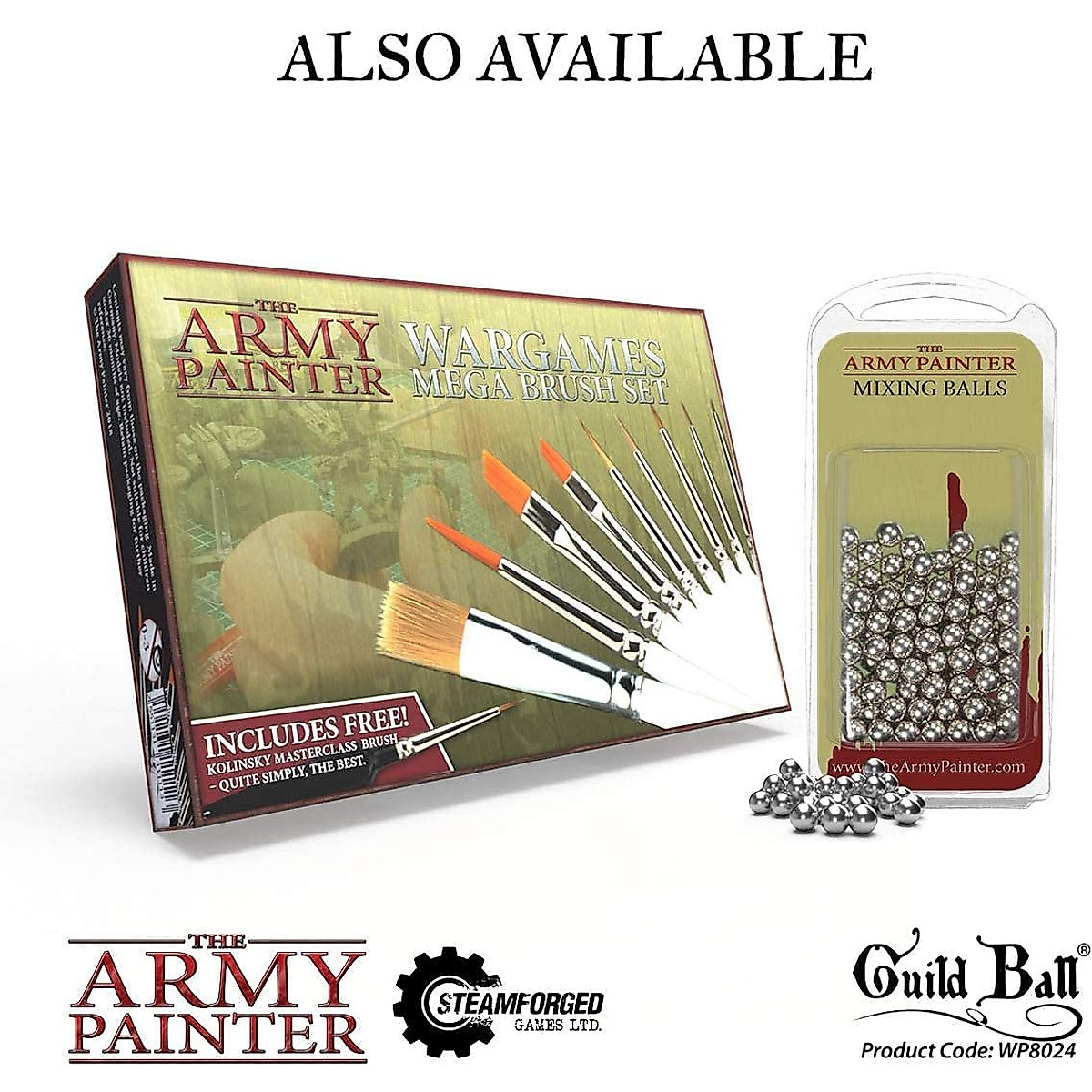 The Army Painter Paint Mixing Balls - Rust-proof Stainless Steel Paint Mixing Balls for Mixing Model Paints - Stainless Steel Mixing Agitator Balls and Paint Balls, 5.5mm/apr. 0.22”, 100 Pcs