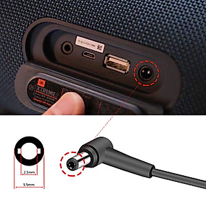 FEIYIU 19V~20V Ac Dc Adapter Charger Compatible with for JBL Xtreme, Xtreme 2, JBL Boombox Portable Wireless Bluetooth Speaker Power Supply Cord