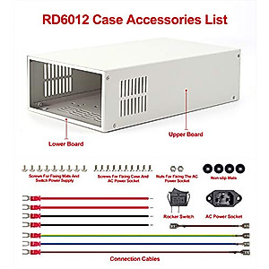 Digital Power Supply case S12A Suitable for RD6012W and AC-DC Switch Power Supply, Accessory-Metal Case