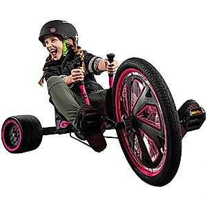Huffy Green Machine 20” Drift Trike for Kids, Pink