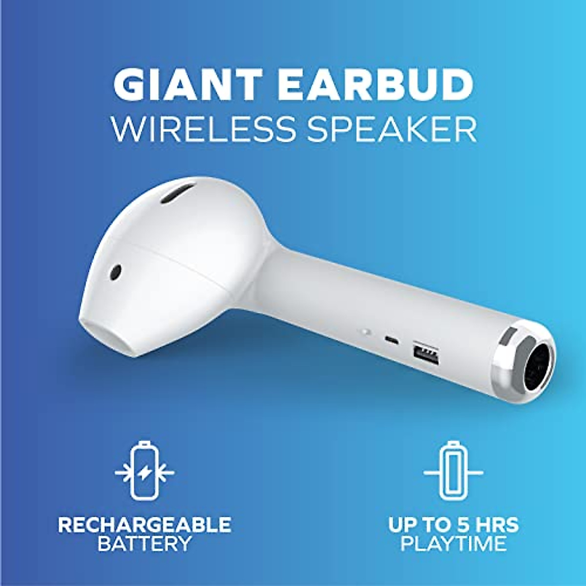 Coby True Wireless Speaker Bluetooth Speaker, 3W, FM Radio, Hi-Quality Sound & Bass, 33 Ft Wireless Range, Built-in Mic, Light and Compact Bluetooth Speakers