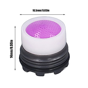 4PCS Sink Faucet Aerators, ABS Plastic Water Saving Tap Aerator with Wrench, Sink Spray Aerator, Bathroom Faucet Aerator, 1.2GPM Flow Restrictor Bubble Tap Water Nozzle for Kitchen Bathroom