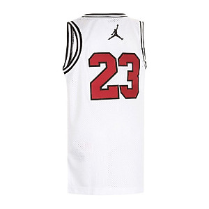 Jordan Boy's 23 Jersey (Big Kids) White XL (20 Big Kid)
