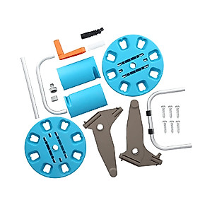 Garden Hose Reel Cart, Portable Water Hose Rack Floor Mounted Water Pipe Organizer Reel for Outdoor Garden, Lawn, and Patio